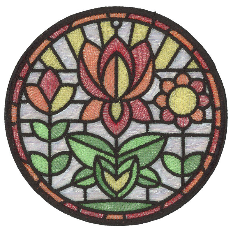 Stained Glass Sailboat FSA