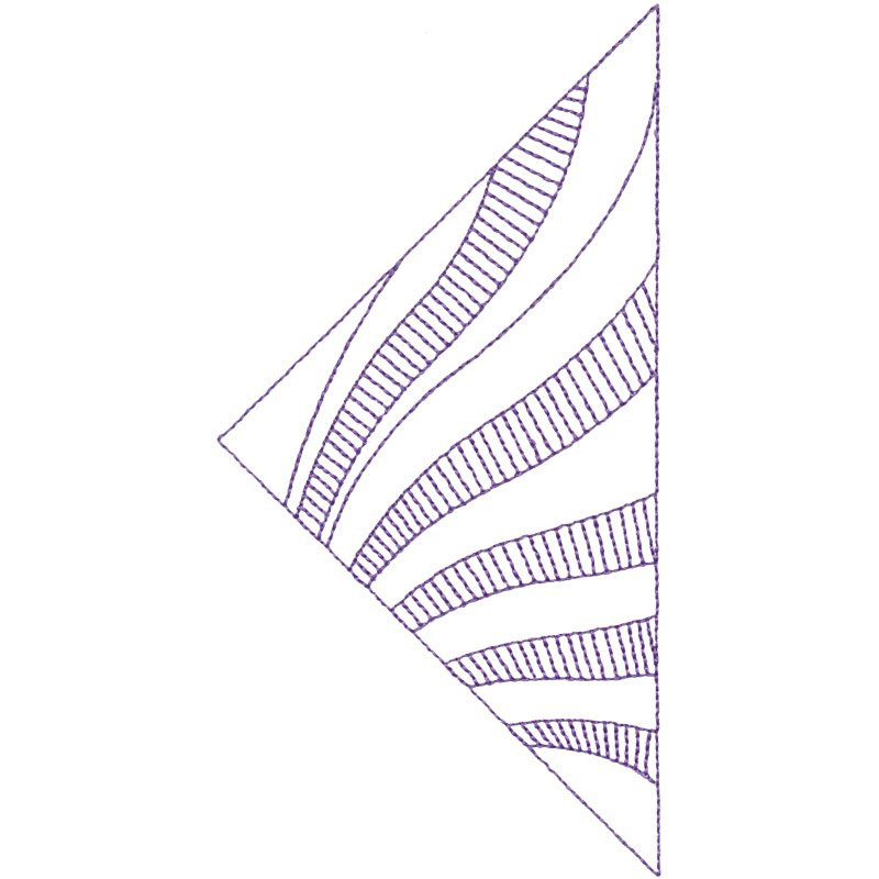 Modern Swirls Triangle