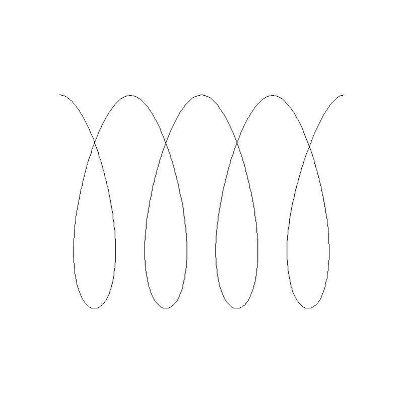 Loops Straight Border