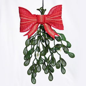 Freestanding Lace Mistletoe