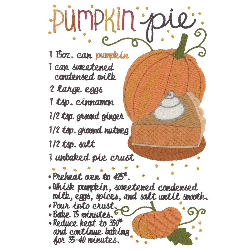 Pumpkin Pie Recipe Pumpkin Pie Recipe