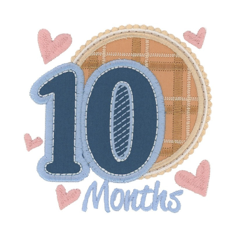 10 Month Applique