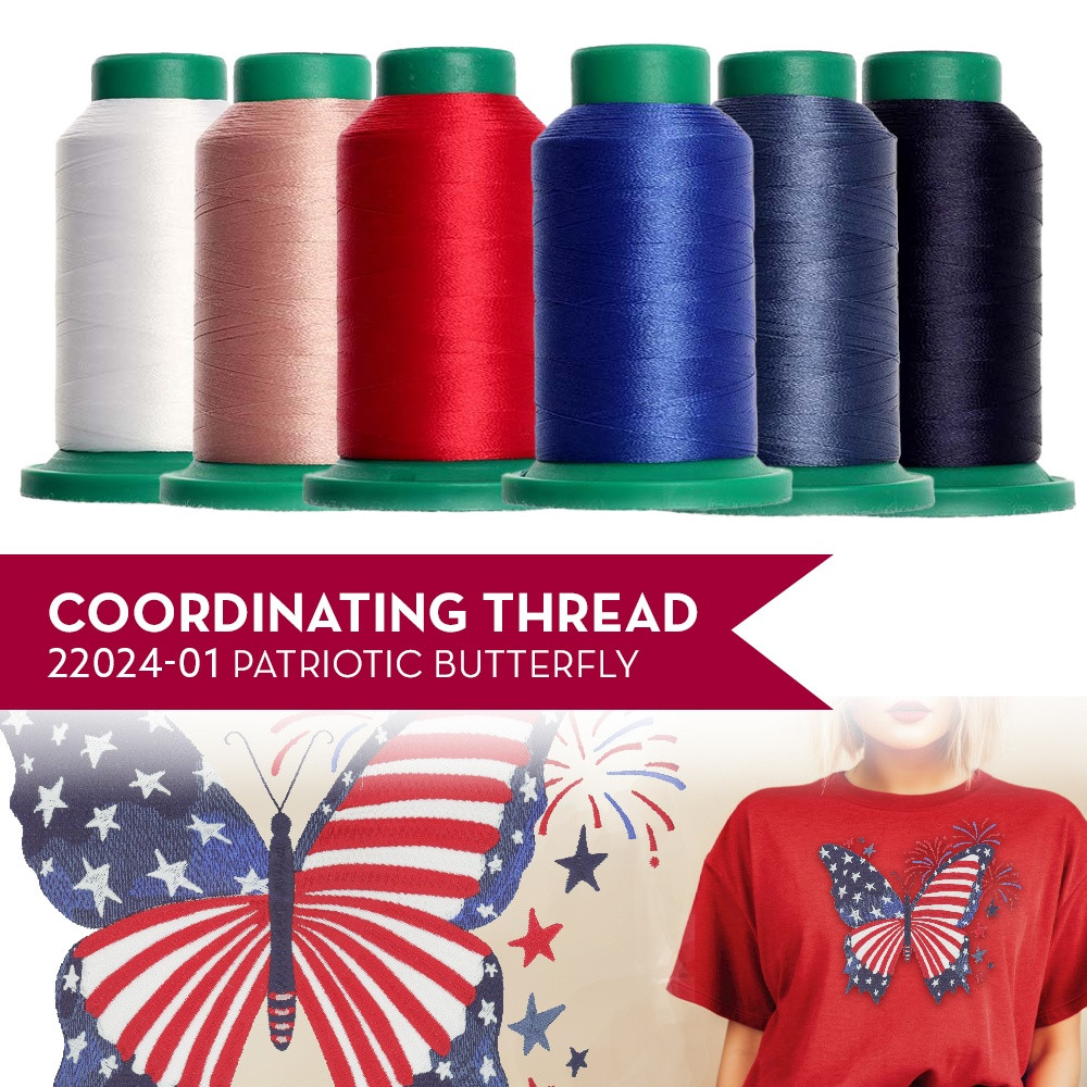 Patriotic Butterfly 22024-01 - Coordinating Thread
