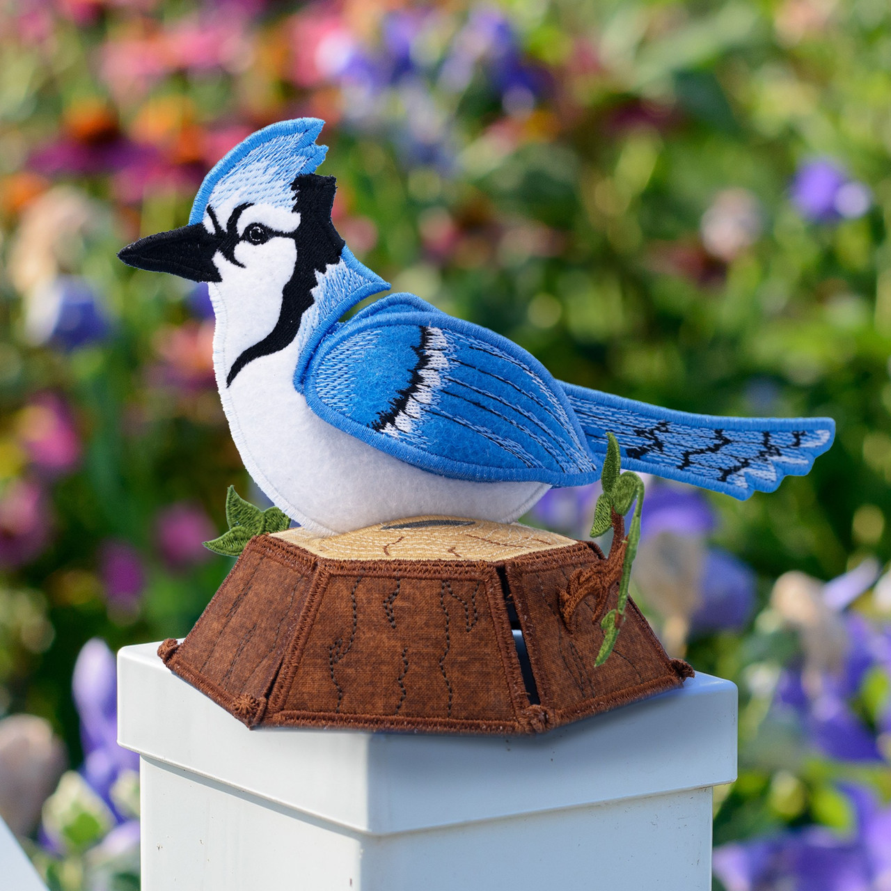Freestanding Blue Jay