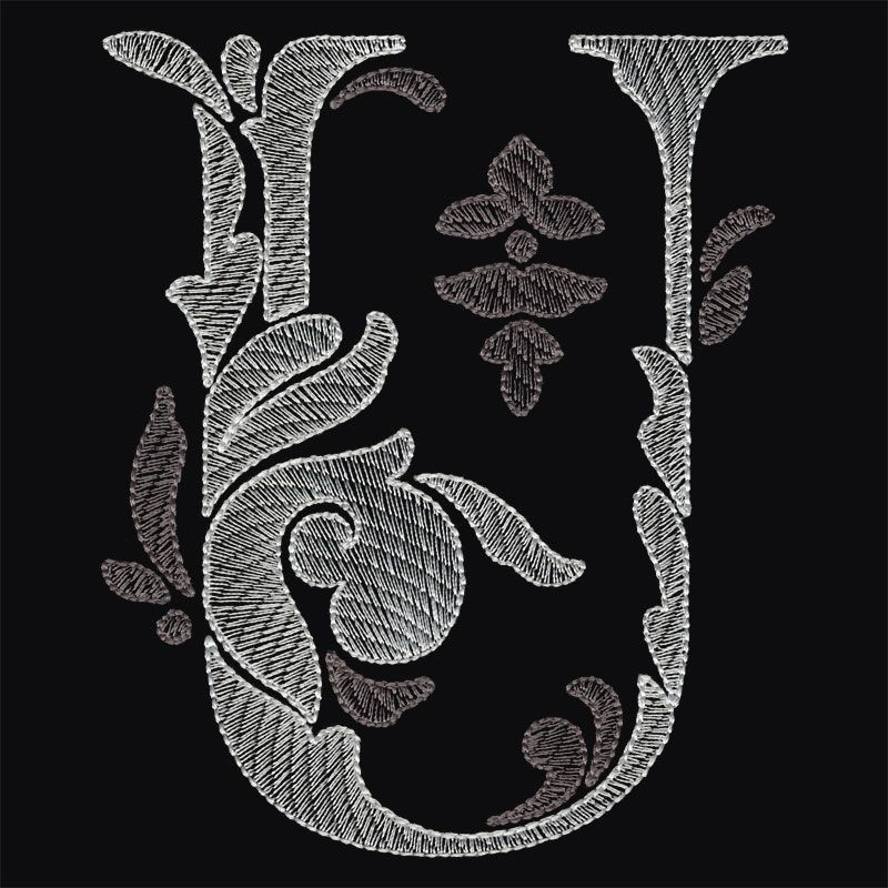 Damask Alphabet