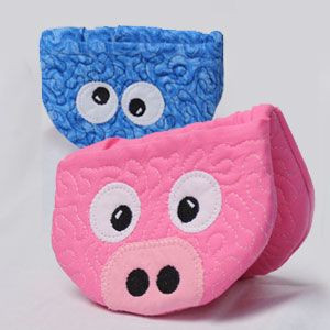 In the Hoop Finger Pot Holder