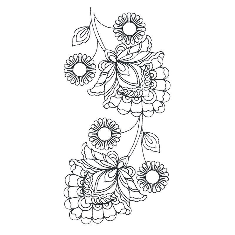 Large Continuous Border - Lotus