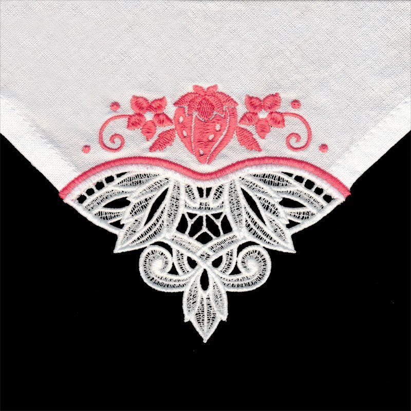 Floral Napkin Corner 4 FSL