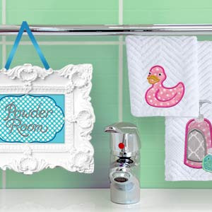 Retro Mod Kitchen Appliques