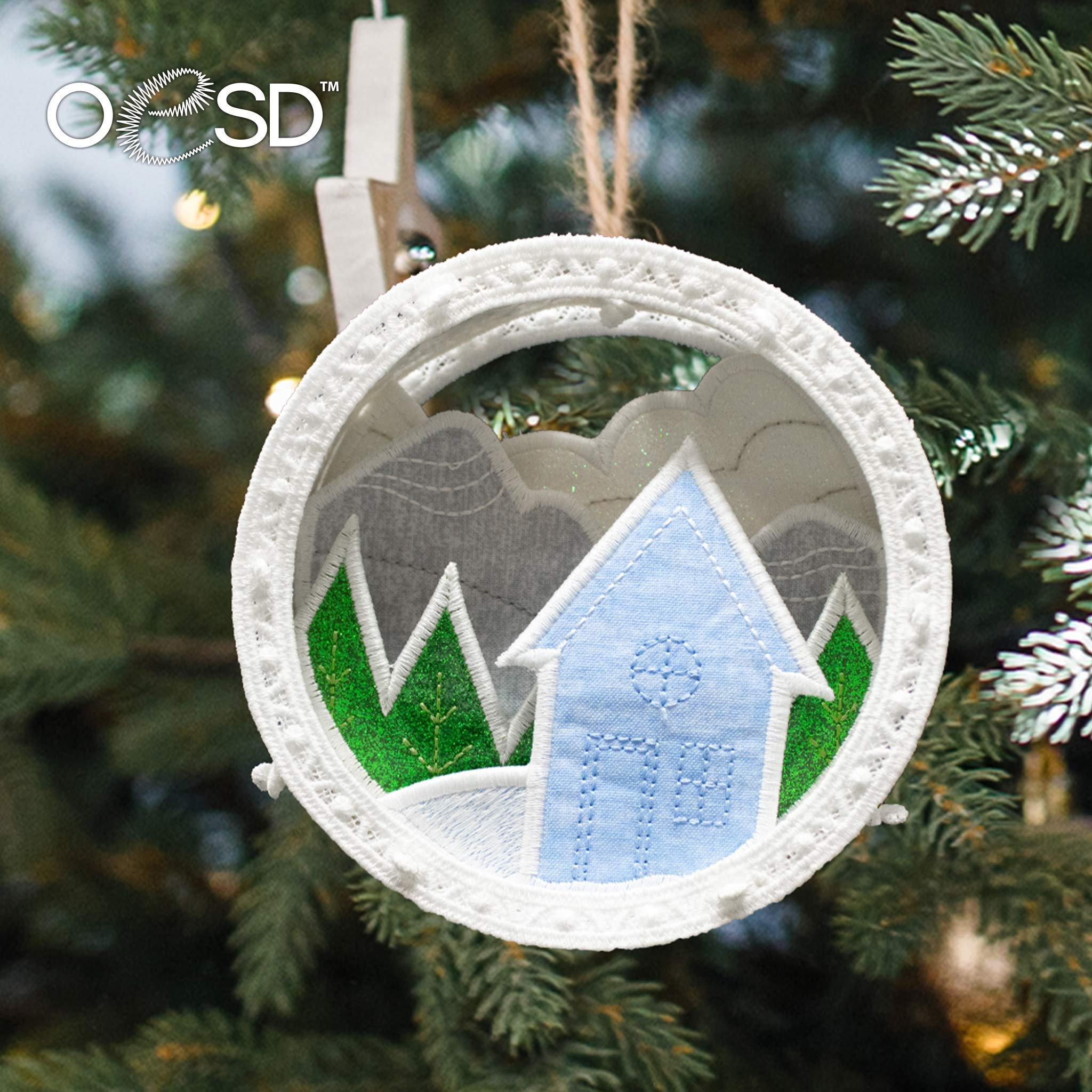 Freestanding Shadow Box Ornaments