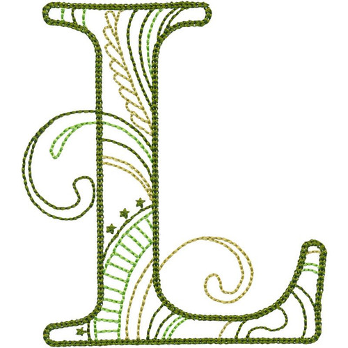 Scrollwork Alphabet