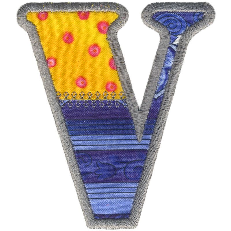 Appliqued V