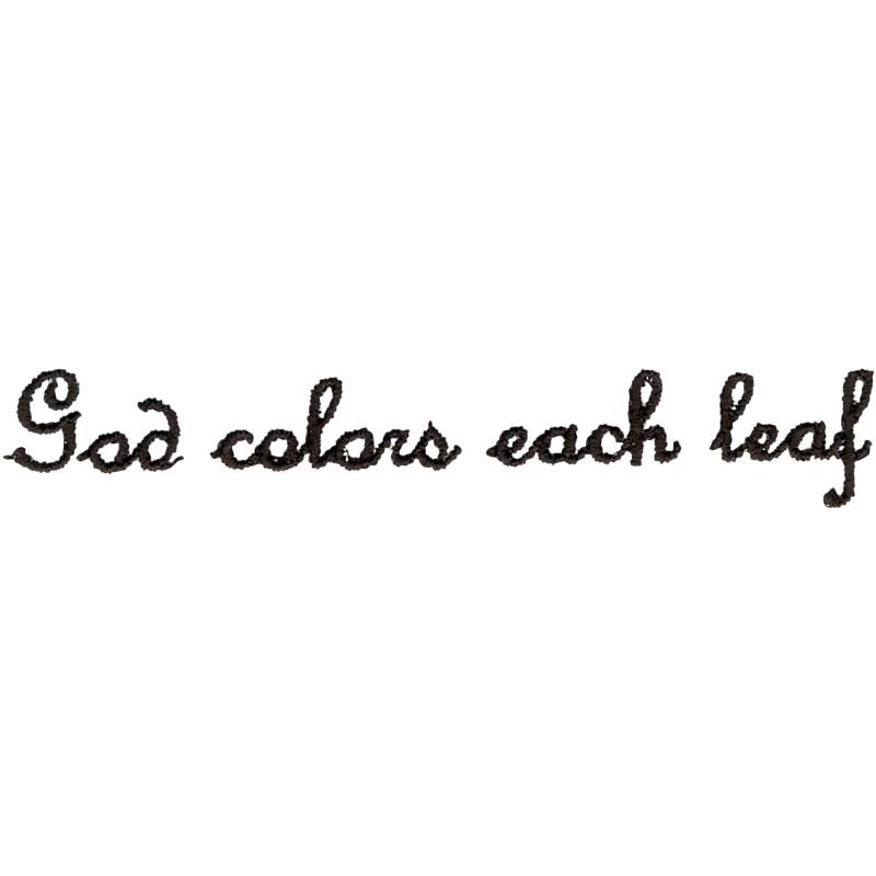 God Colors Each Leaf