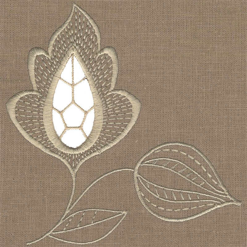 Cutwork Leaf 1