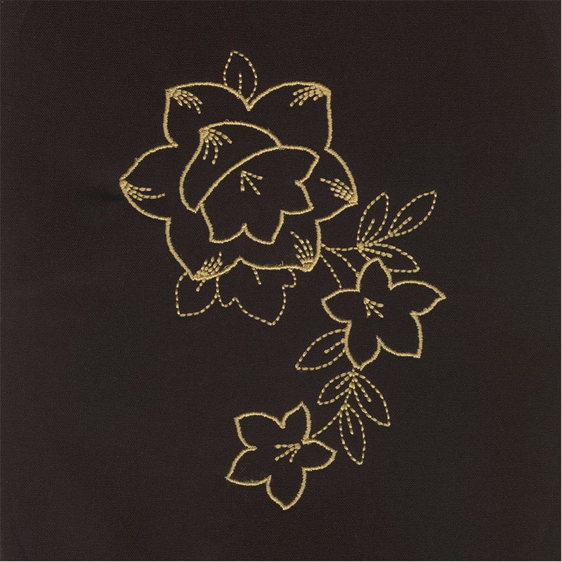 Linework Asian Flowers 1