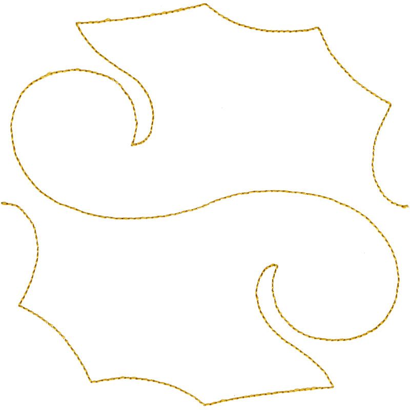 Large Holly Border Piece