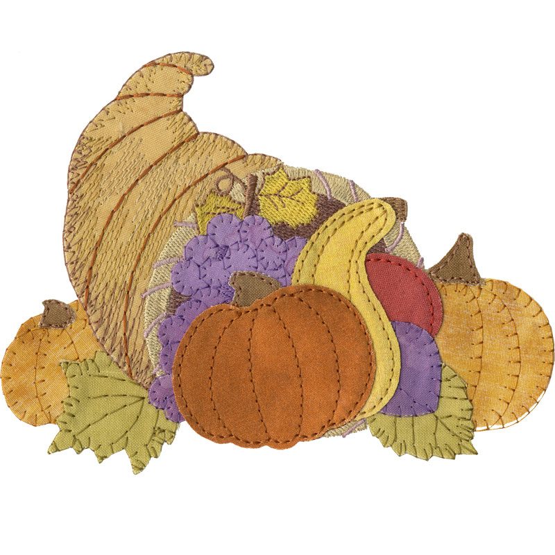 Cornucopia Applique | 80013-01