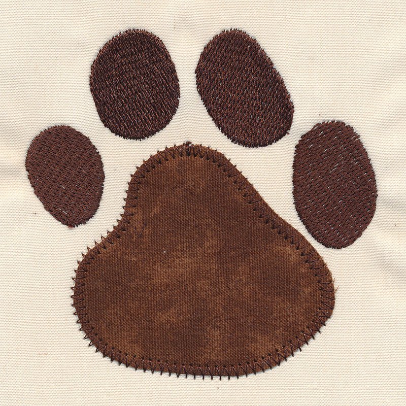Paw Print Applique