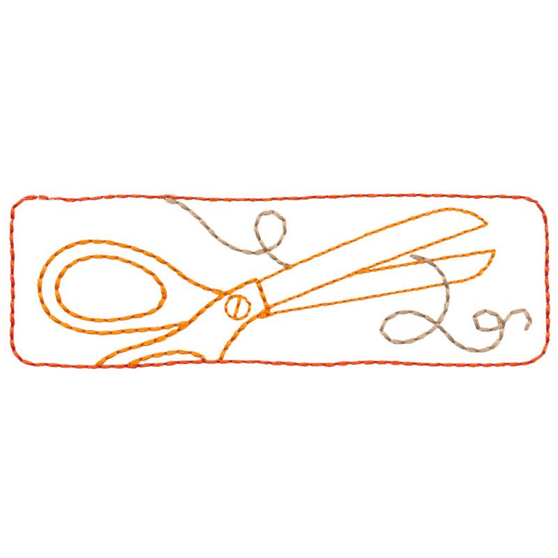 Scissors Long Rectangle