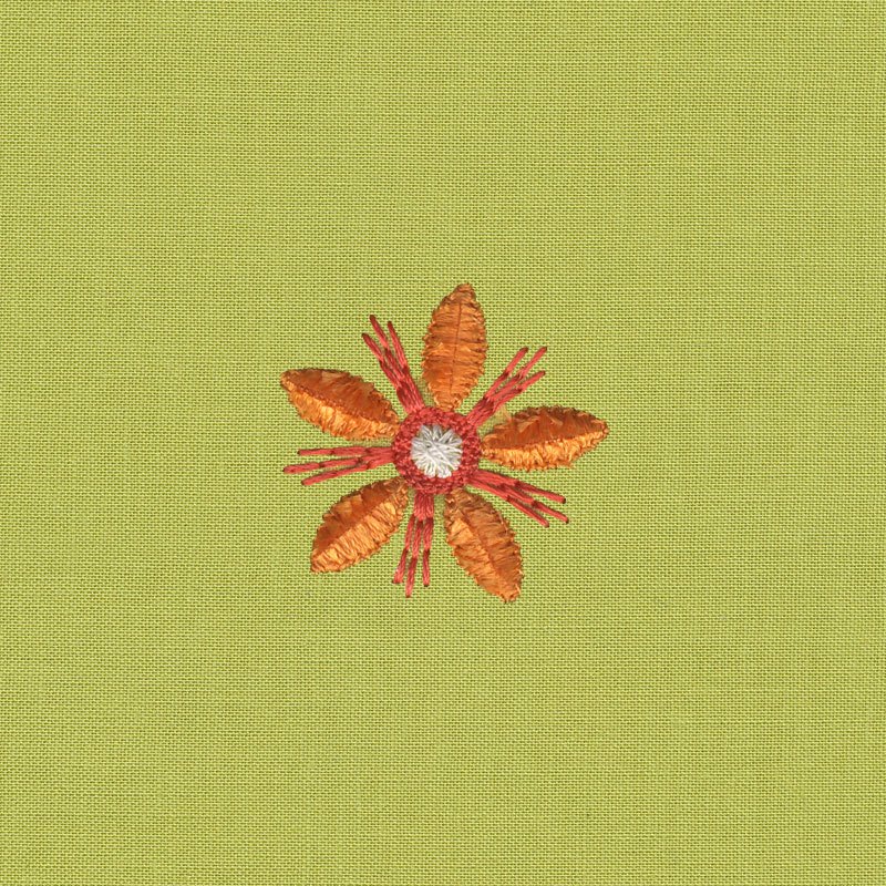 Dori Flower Mini Tufted Satin