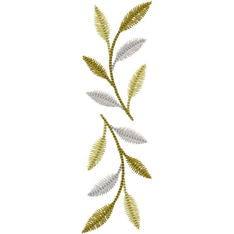 Skinny Leaves Border