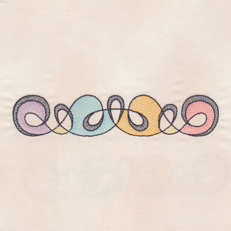 Loop-de-Loop Border Accent