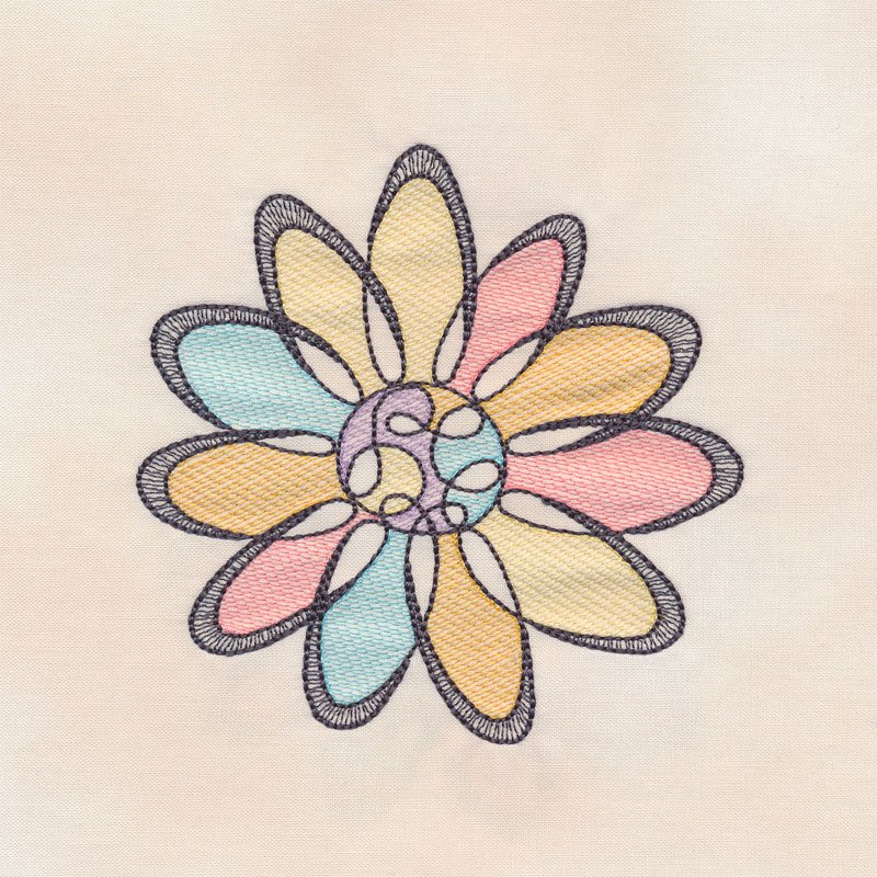 Loop-de-Loop Flower 1