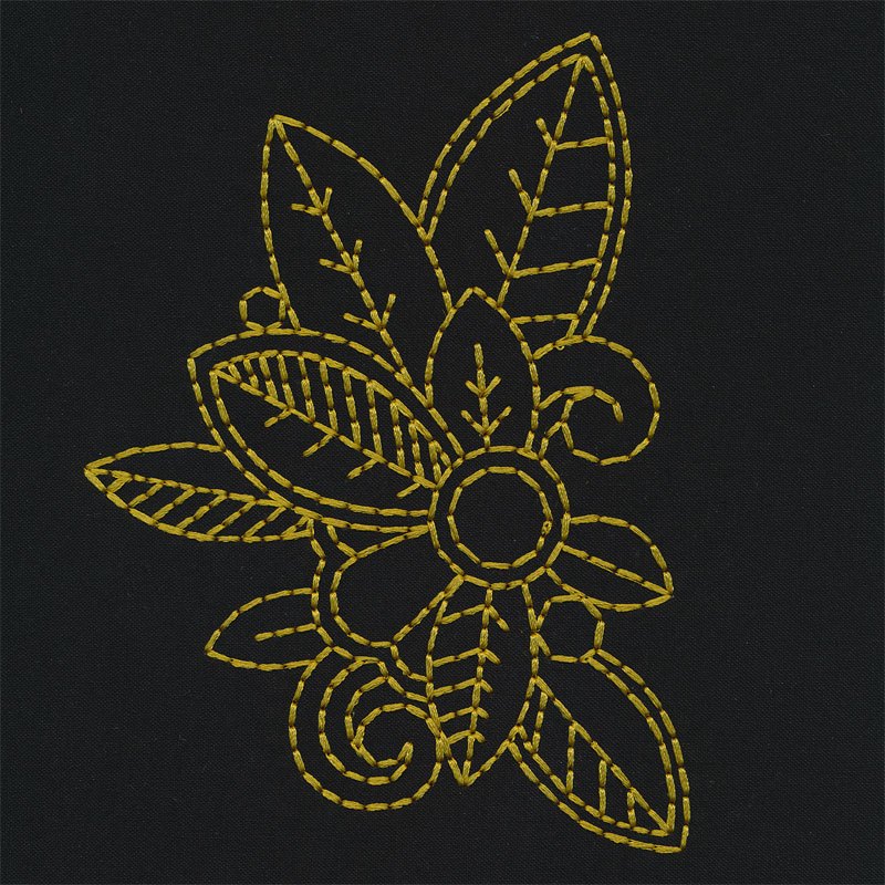 Linework Leaves 1