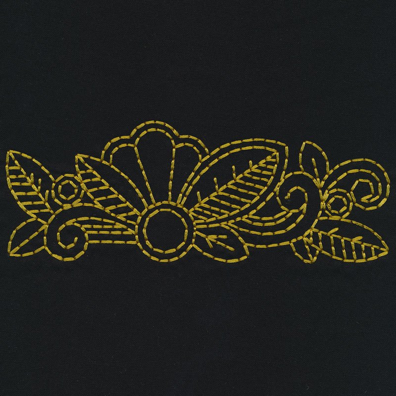 Linework Leaves Border | 21017-27