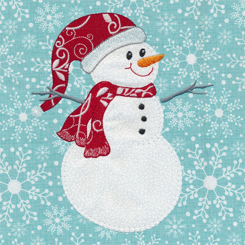 Snowman 1 Applique