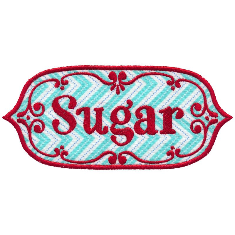 Sugar Label Applique