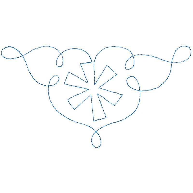 Continuous Snowflakes Triangle 2