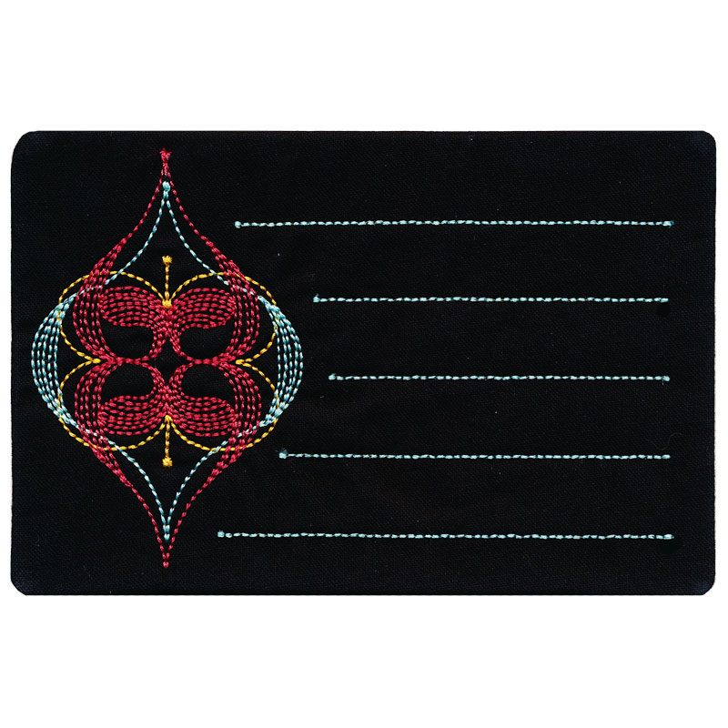 Contour Applique Quilt Label