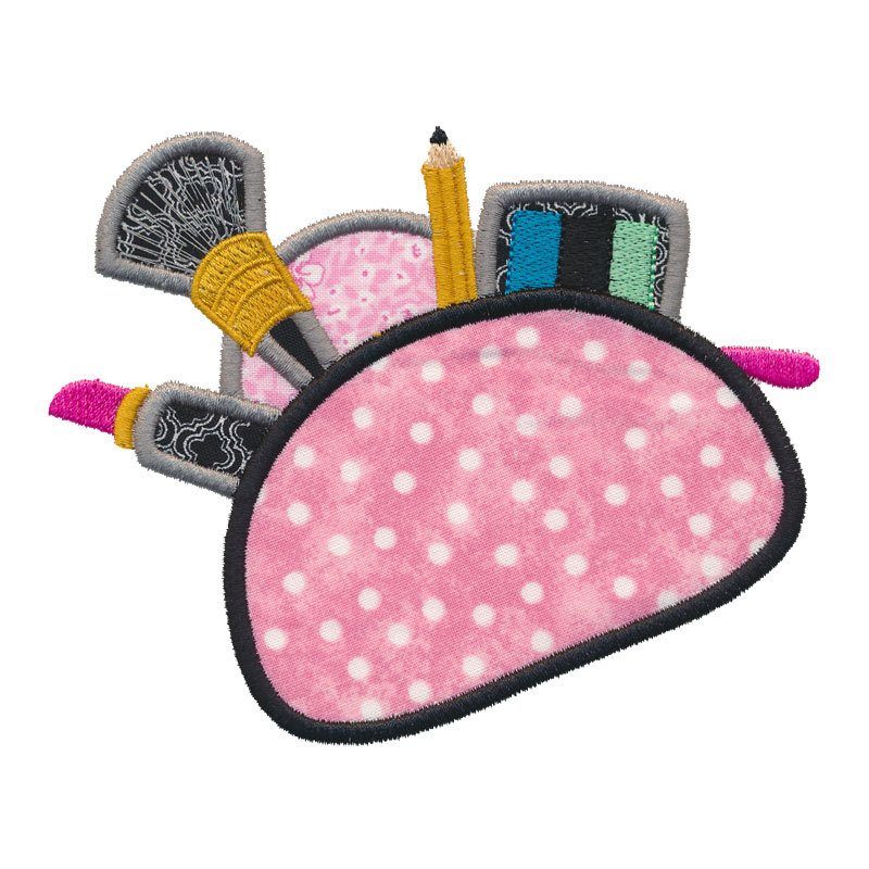 Makeup Bag Applique
