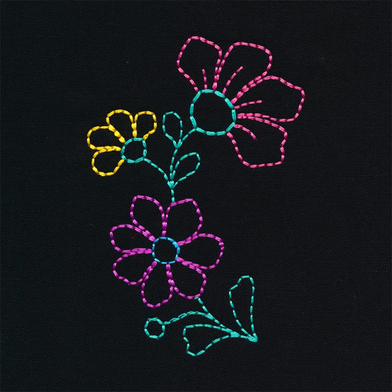 Linework Floral Branch 2