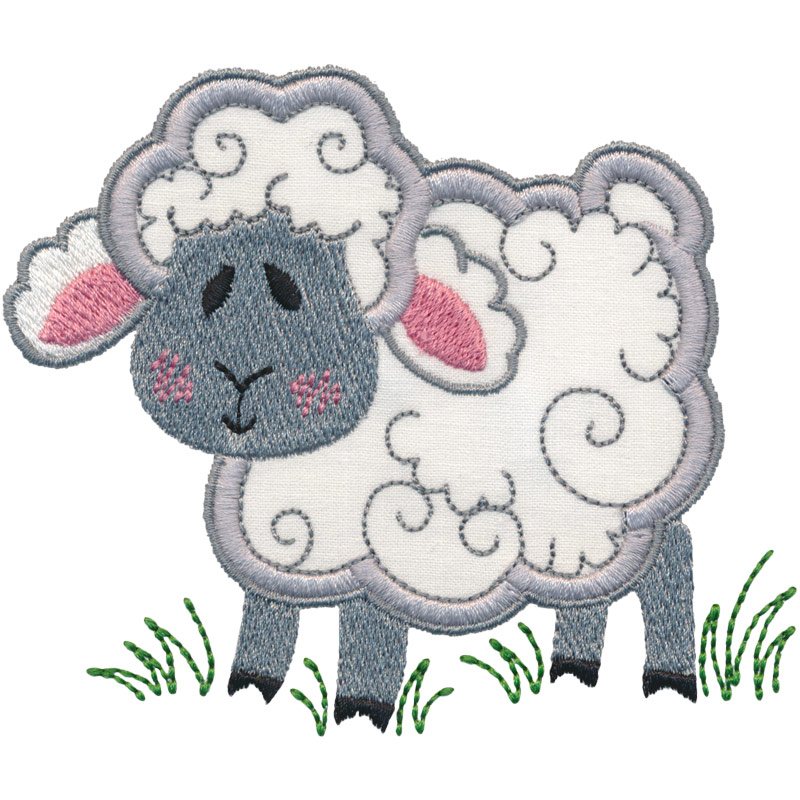 Sheep Applique | 12608-08