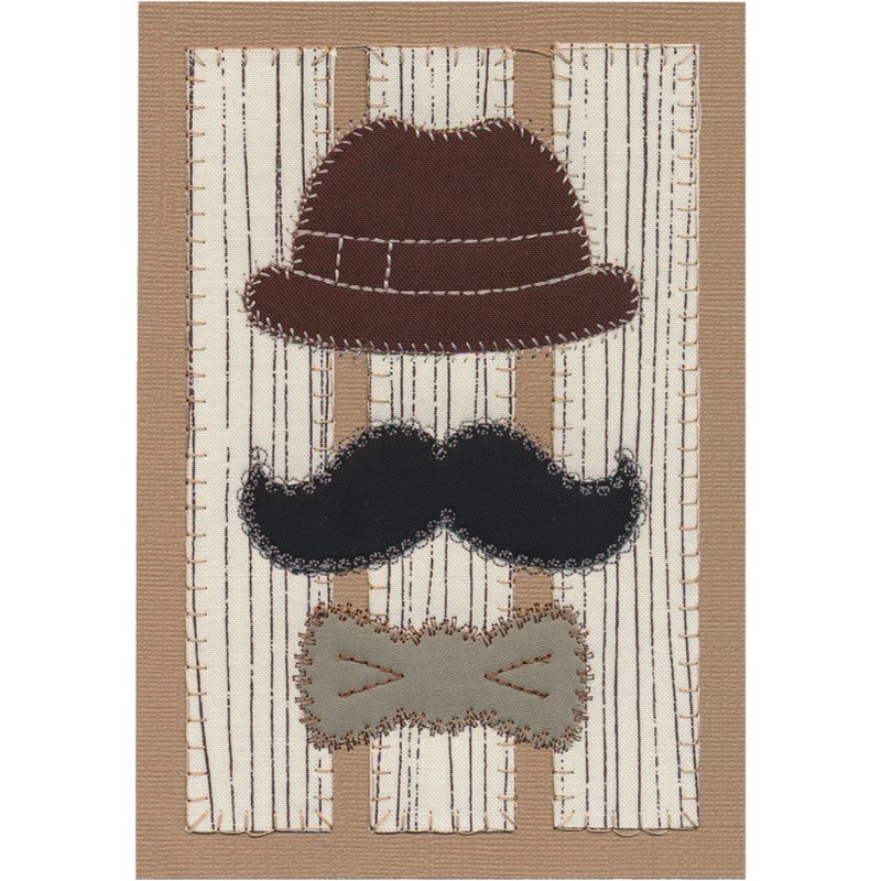 Moustache Greeting Card