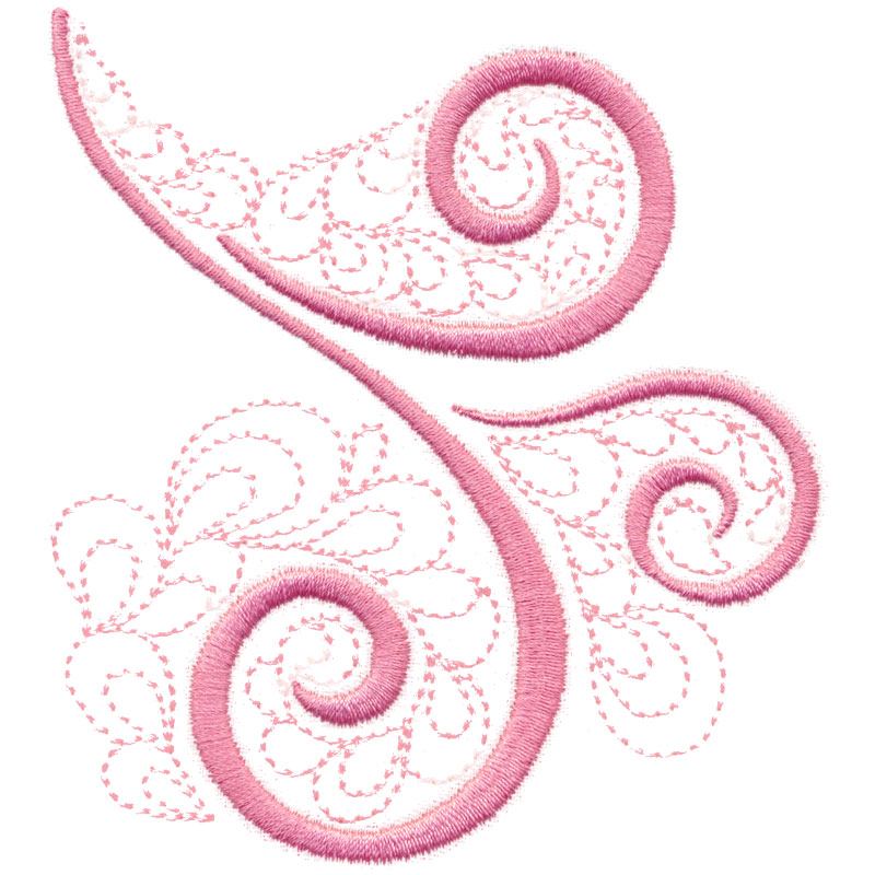 Pink Swirls 1