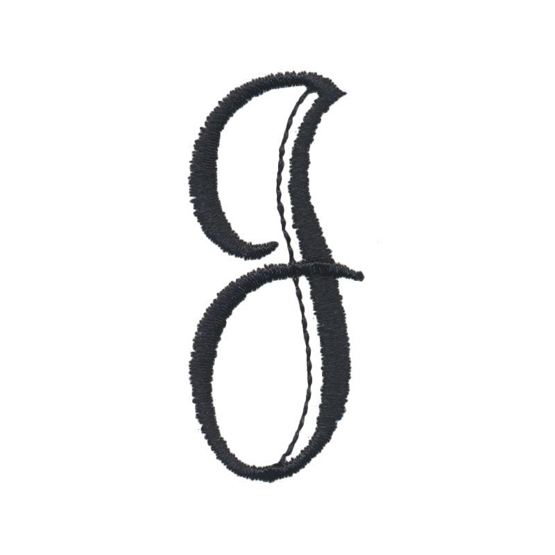 Essential Monogram Side Letter J