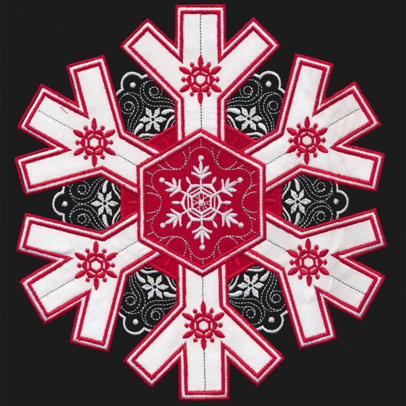Snowflake Applique Jumbo