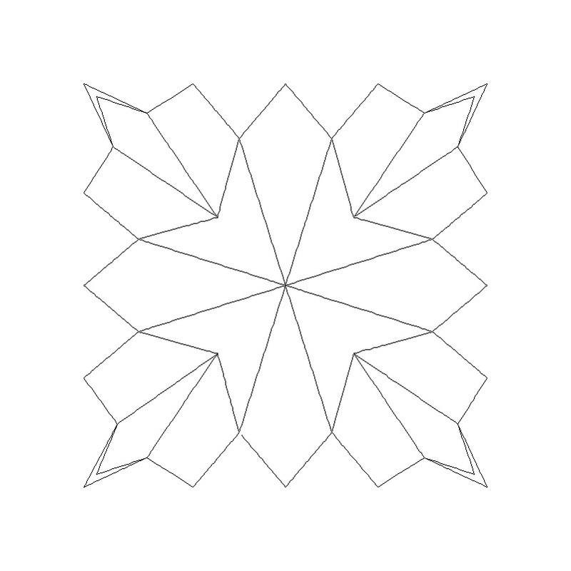 Geo Diamonds Block 1