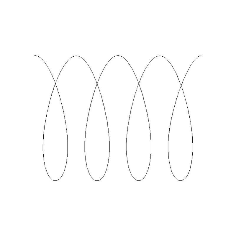 Loops Straight Border