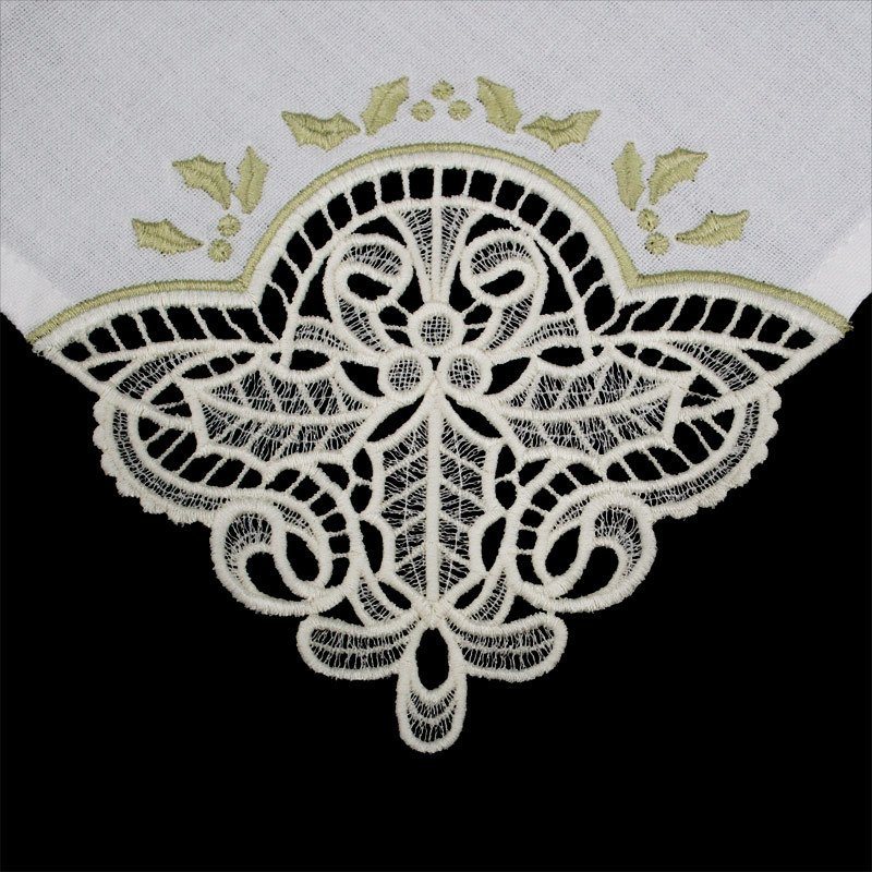 Holly Tablecloth Corner FSL