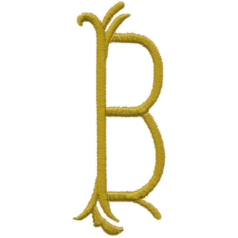 Royal Bee Monogram Center Letter B