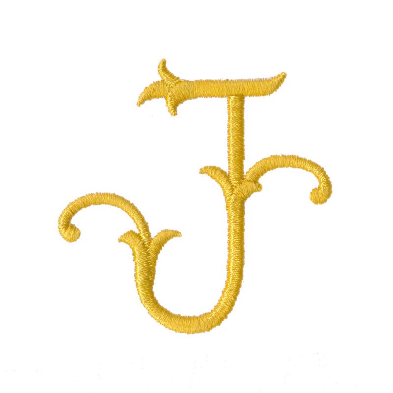Royal Bee Monogram Side Letter J