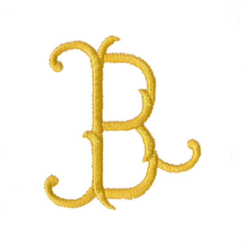 Royal Bee Monogram Side Letter B