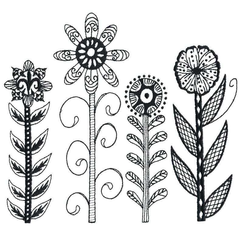Zen Flower Stems Small
