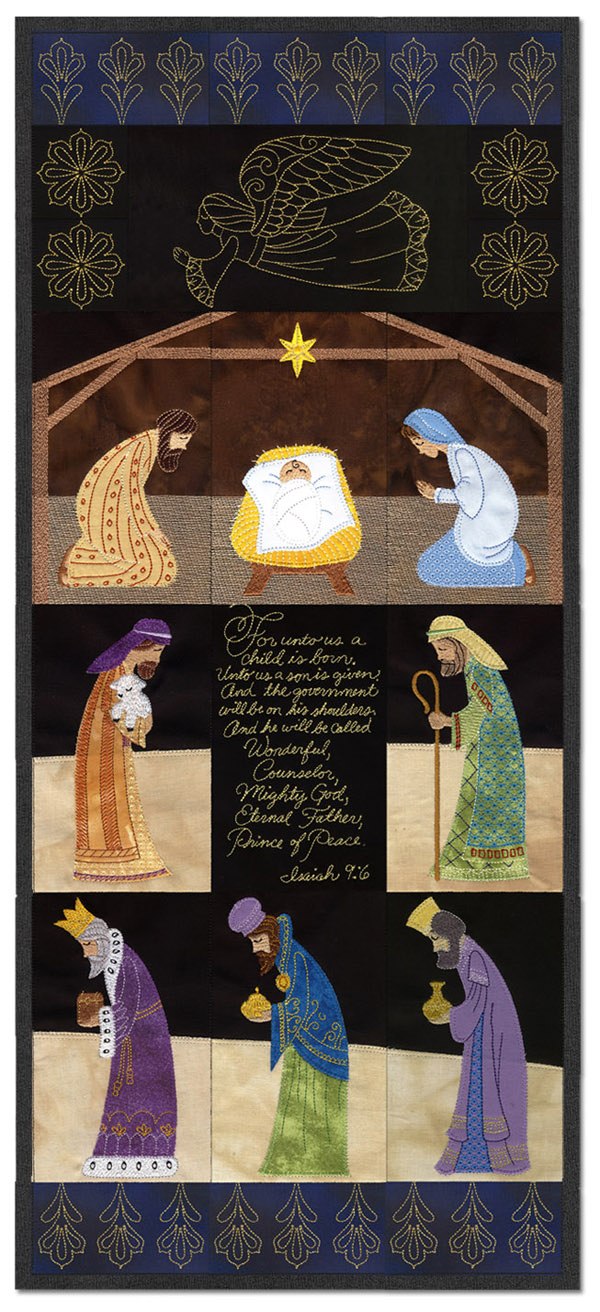 Nativity Tiling Scene