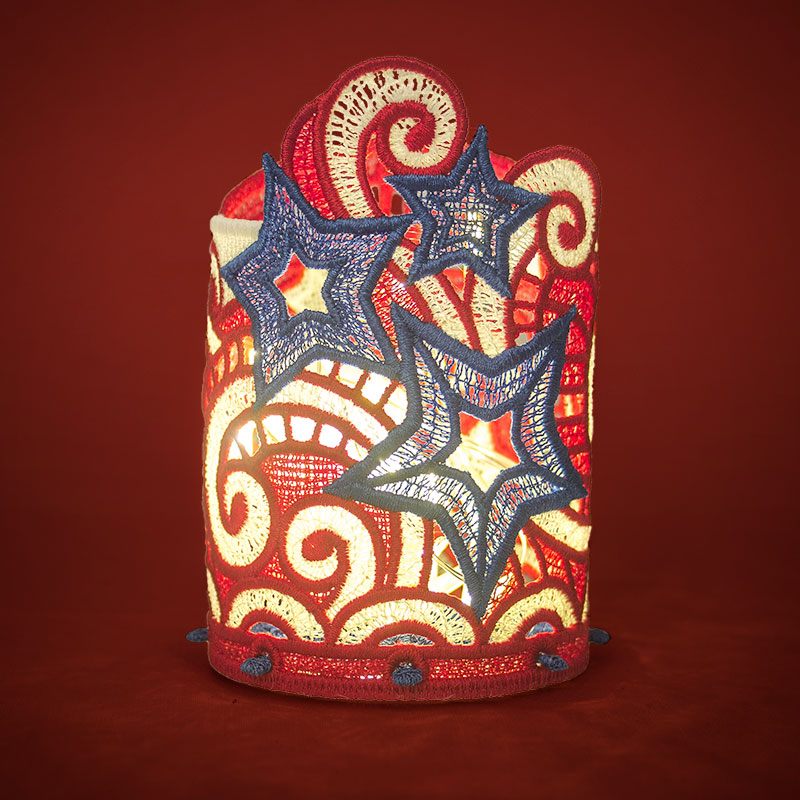Swirly Stars Tea Light Holder