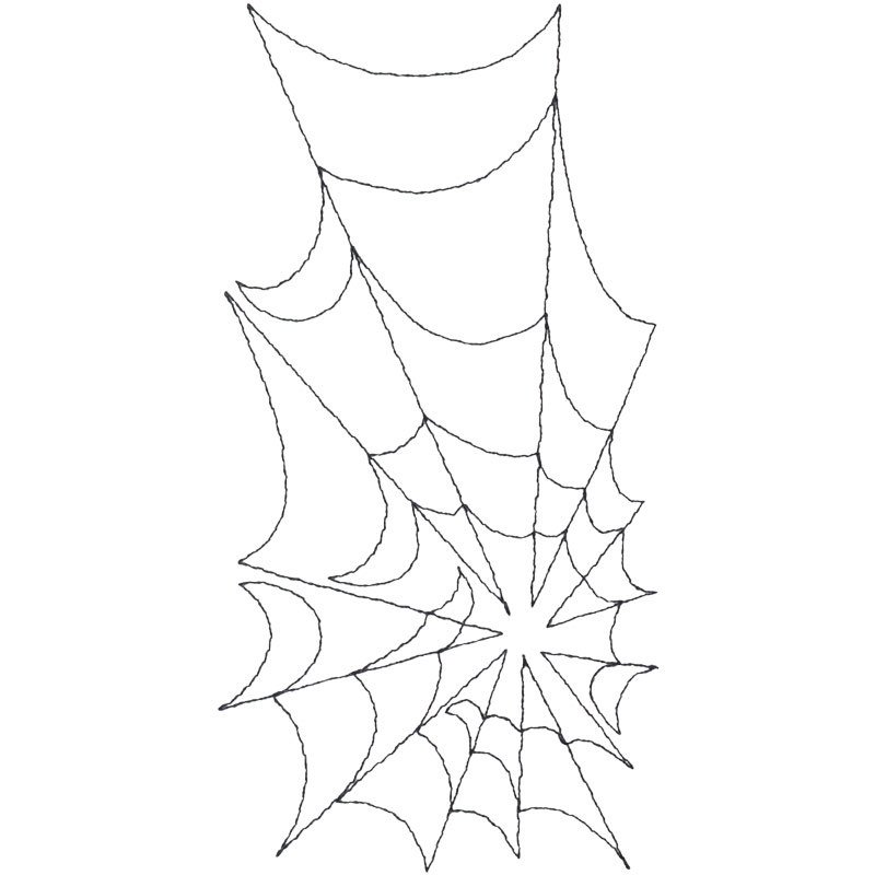 Continuous Spider Web Border